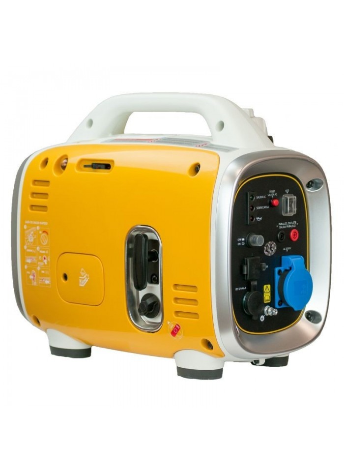 KOMPAK Generator 900W Benzin 230V Inverter schallgedämmt